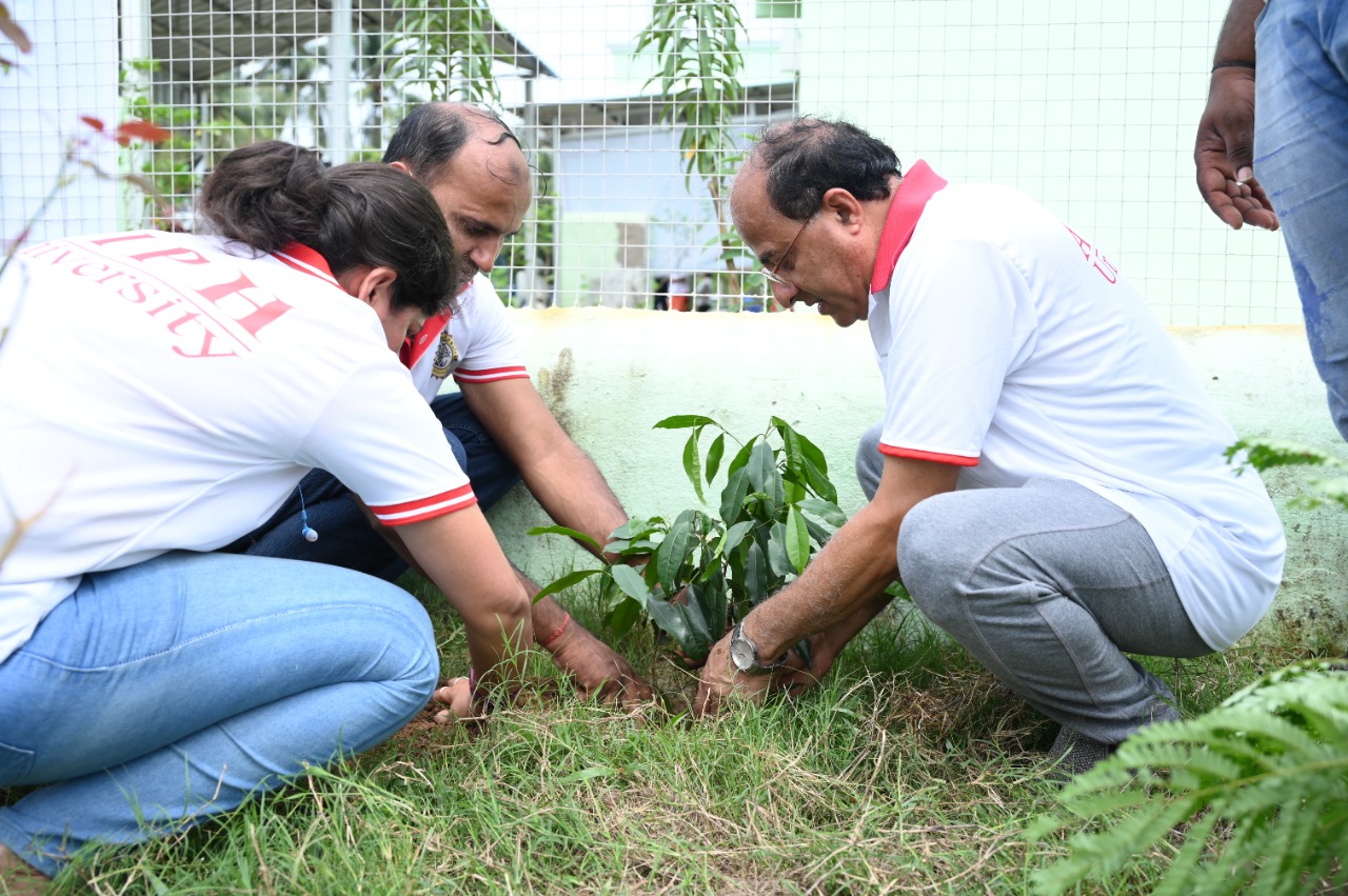 AIPHU Bhubaneswar Observes Gandhi Jayanti With Cleanliness & Sapling ...