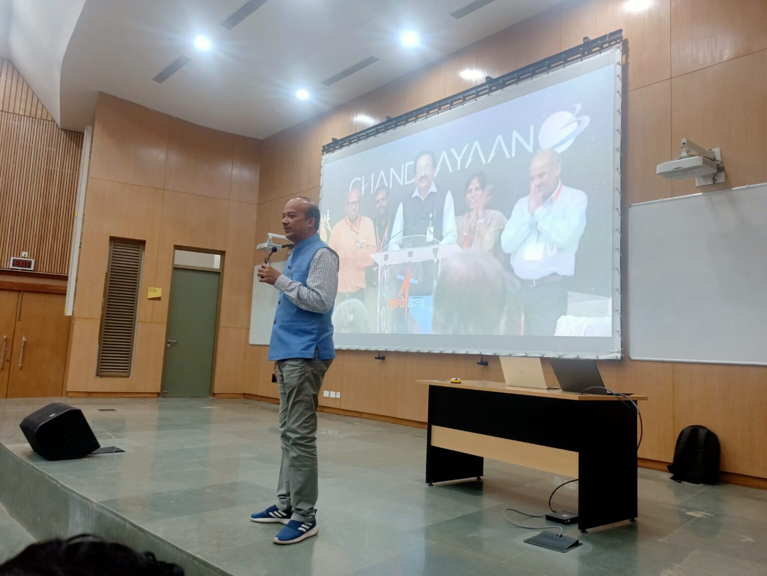 Prof. Rajiv Prakash, Director, IIT Bhilai, addressing students on India ...