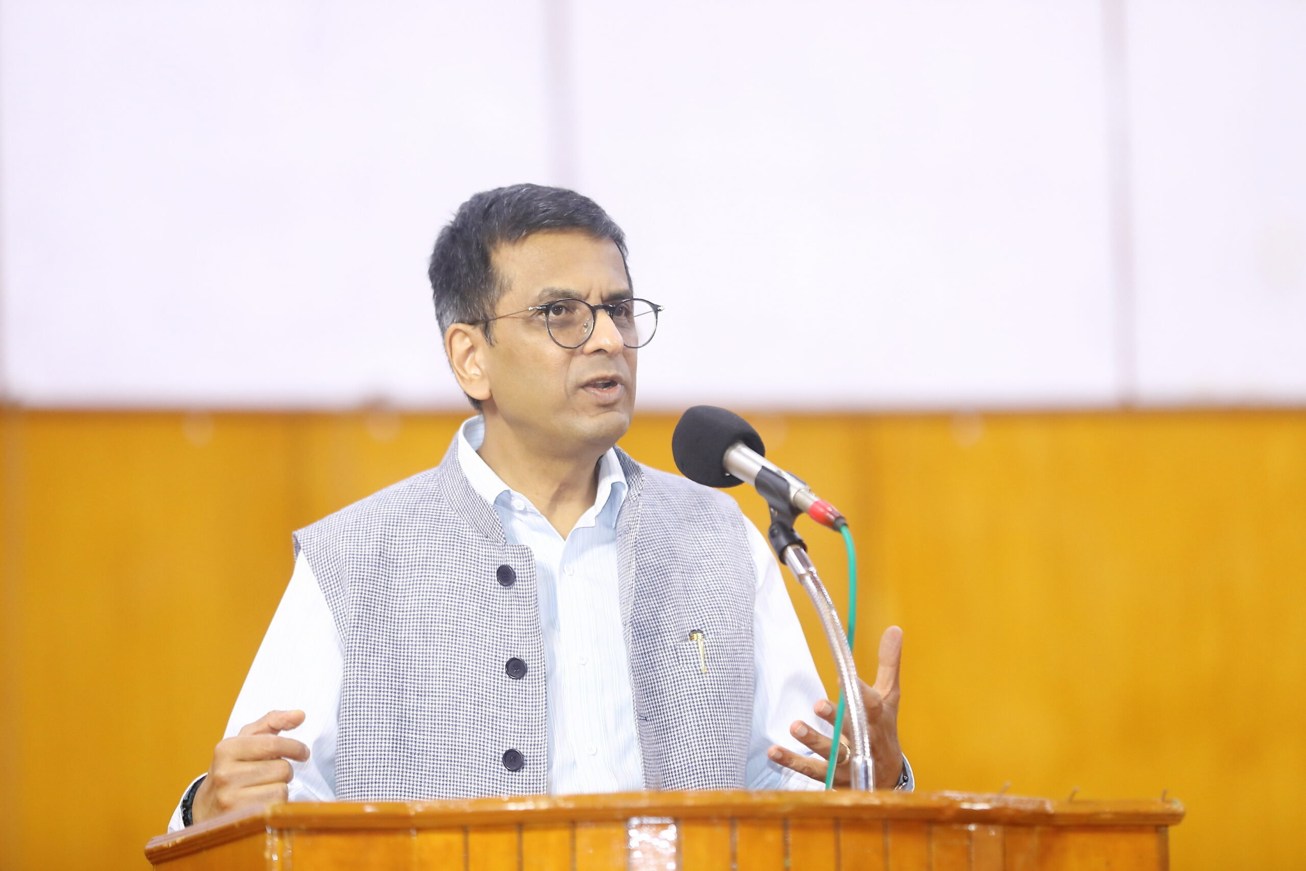 Former Chief Justice of India Hon. D.Y. Chandrachud addresses ...