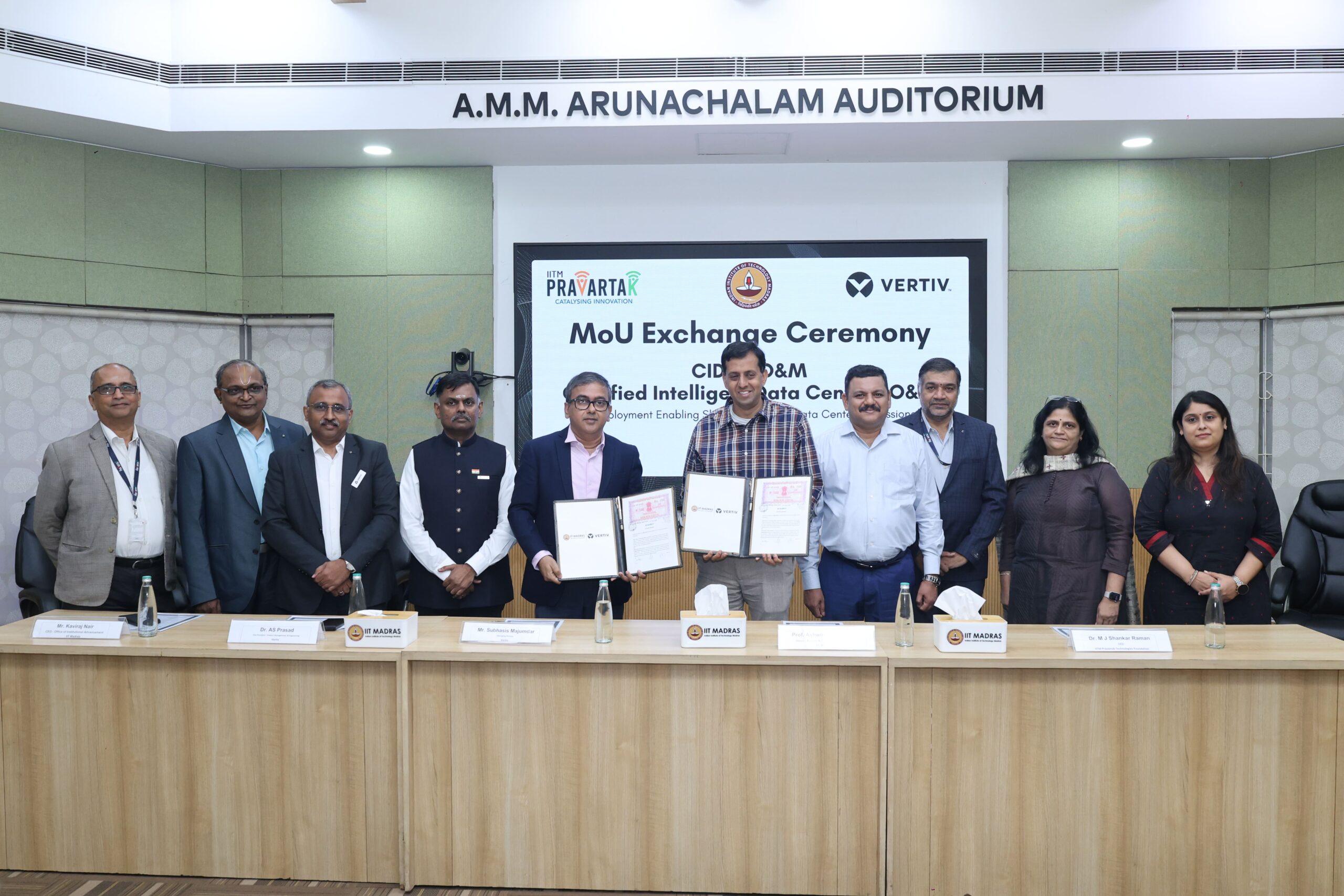 Vertiv Partners with Indian Institute of Technology Madras and IITM ...