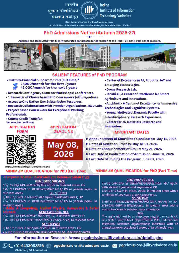 IIT Delhi Opens PhD Admission January 2026 with Institute Fellowships ...